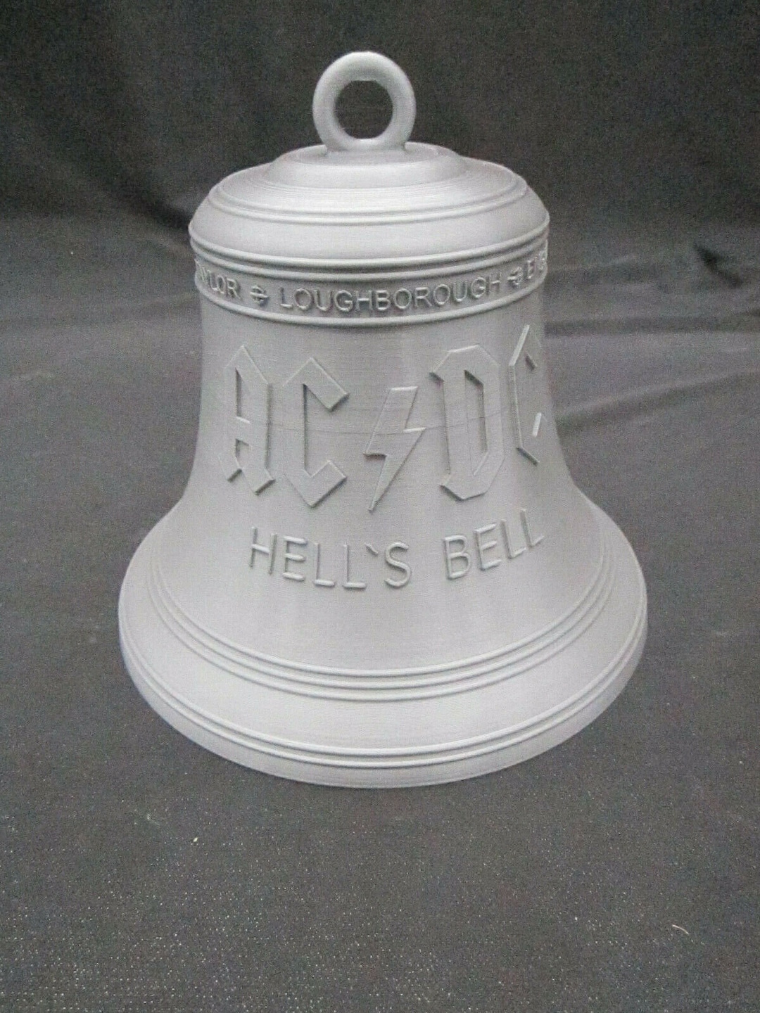 ACDC Hell's Bell Prop Display (AC/DC Hell's Bell) (silver Color) Large ...