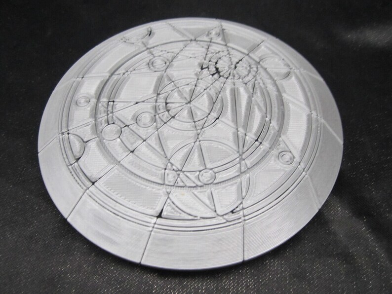 Doctor Who Confession Dial Prop 3d Printed Silver - Etsy