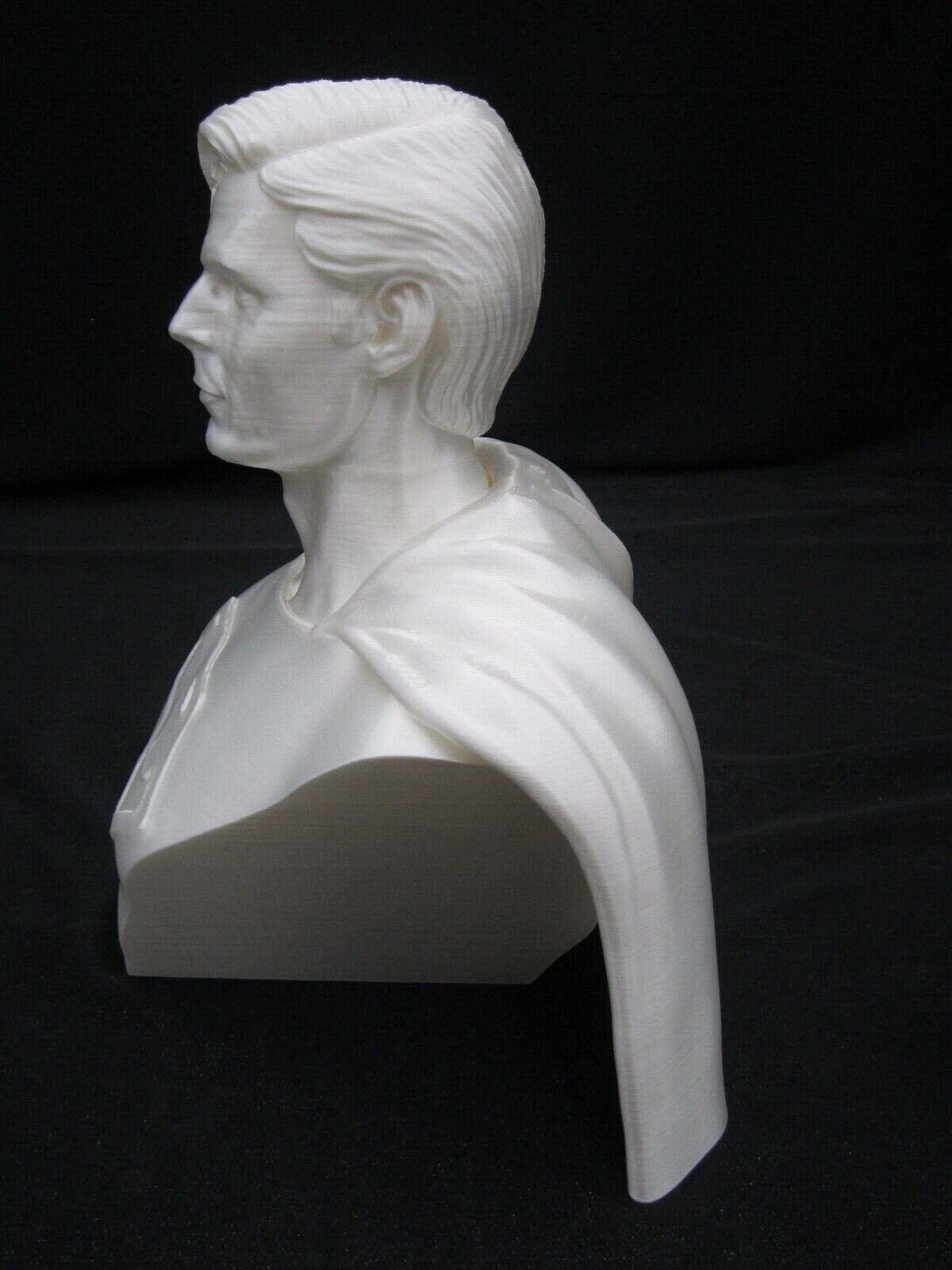 Superman Christopher Reeve Large Bust 3D Model White Silk - Etsy