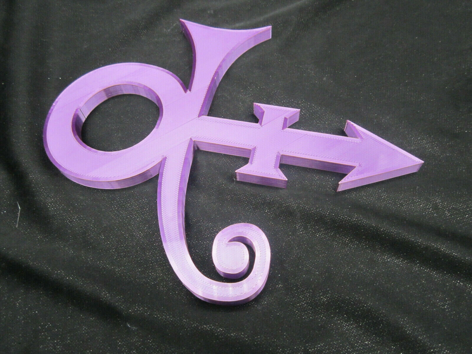 Prince Symbol 3d Wall Art purple Silk - Etsy