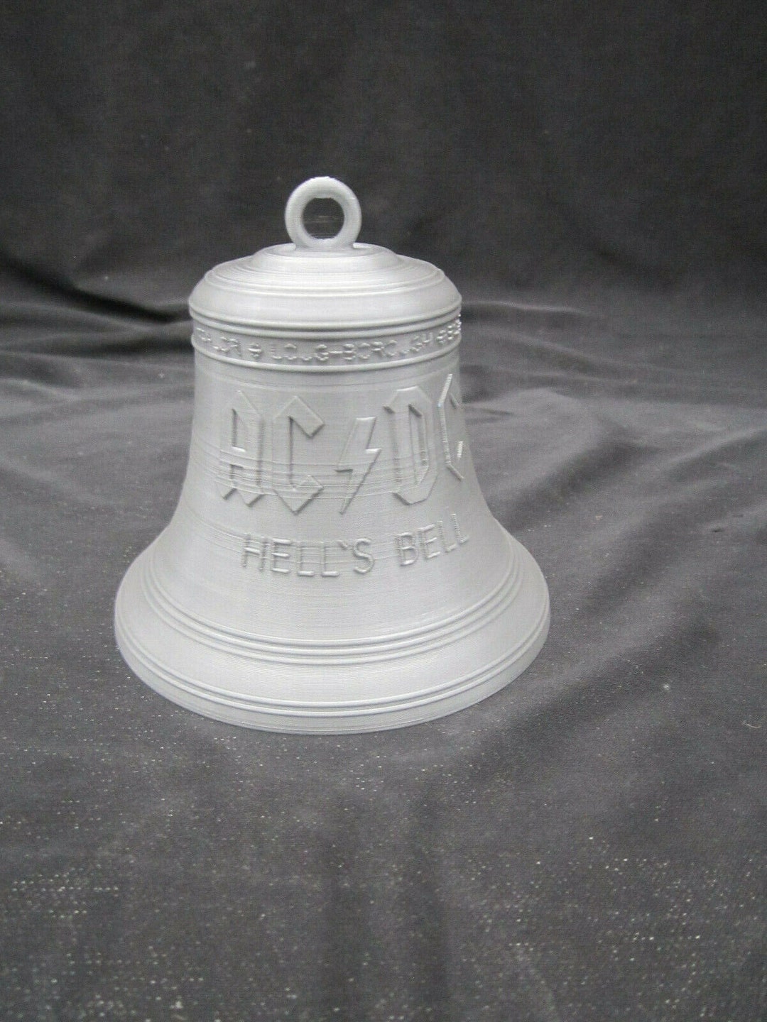 ACDC Hell's Bell Prop Display (AC/DC Hell's Bell) (small Size) (silver ...