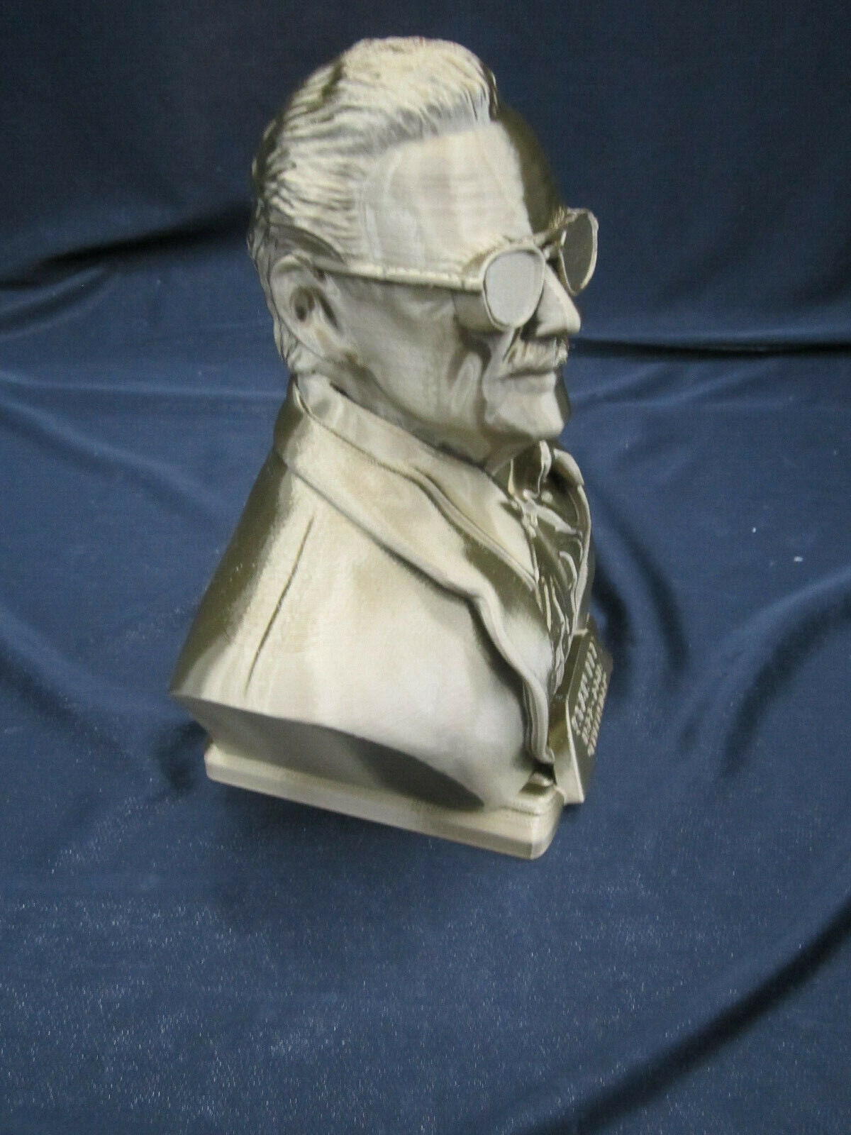 Large Stan Lee Memorial Bust 3d Printed Weather Bronze - Etsy
