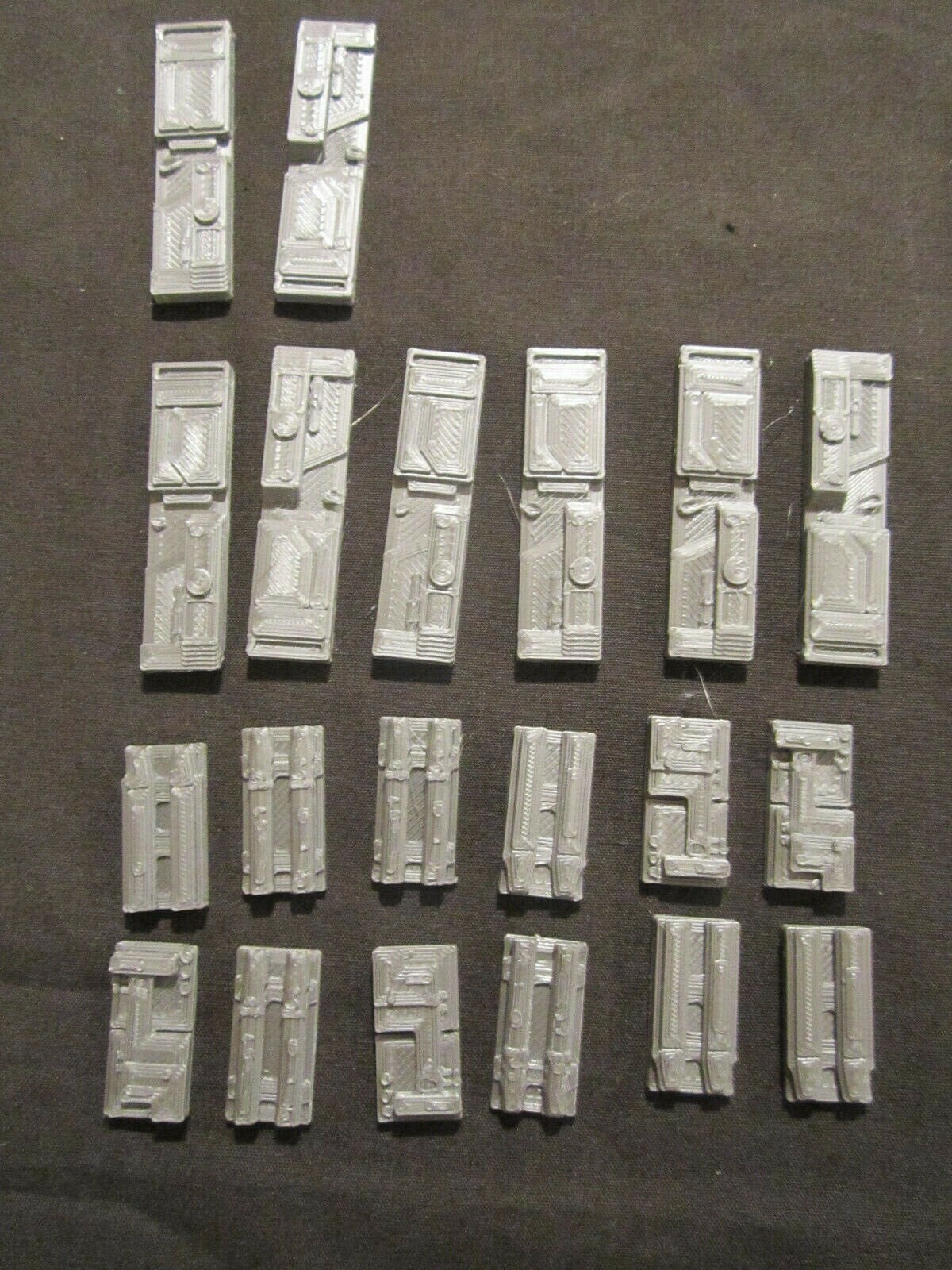 Star Wars Death Star Surface Tiles Set (various Sizes) Diorama Parts - Etsy