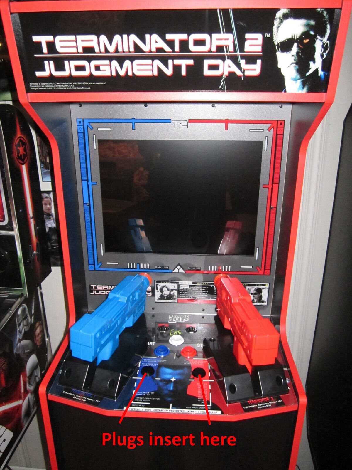 Arcade1up Terminator 2 Custom Cable Mod Plugs - Etsy