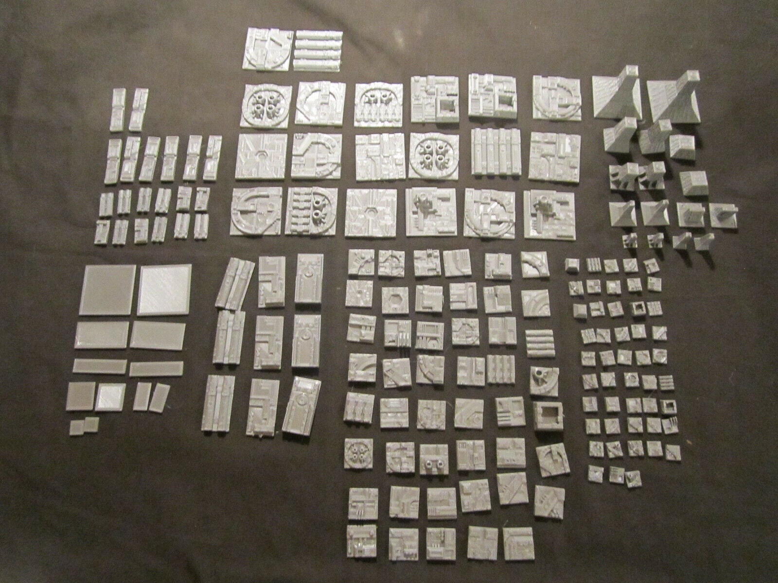 Star Wars Death Star Surface Tiles Set (various Sizes) Diorama Parts - Etsy