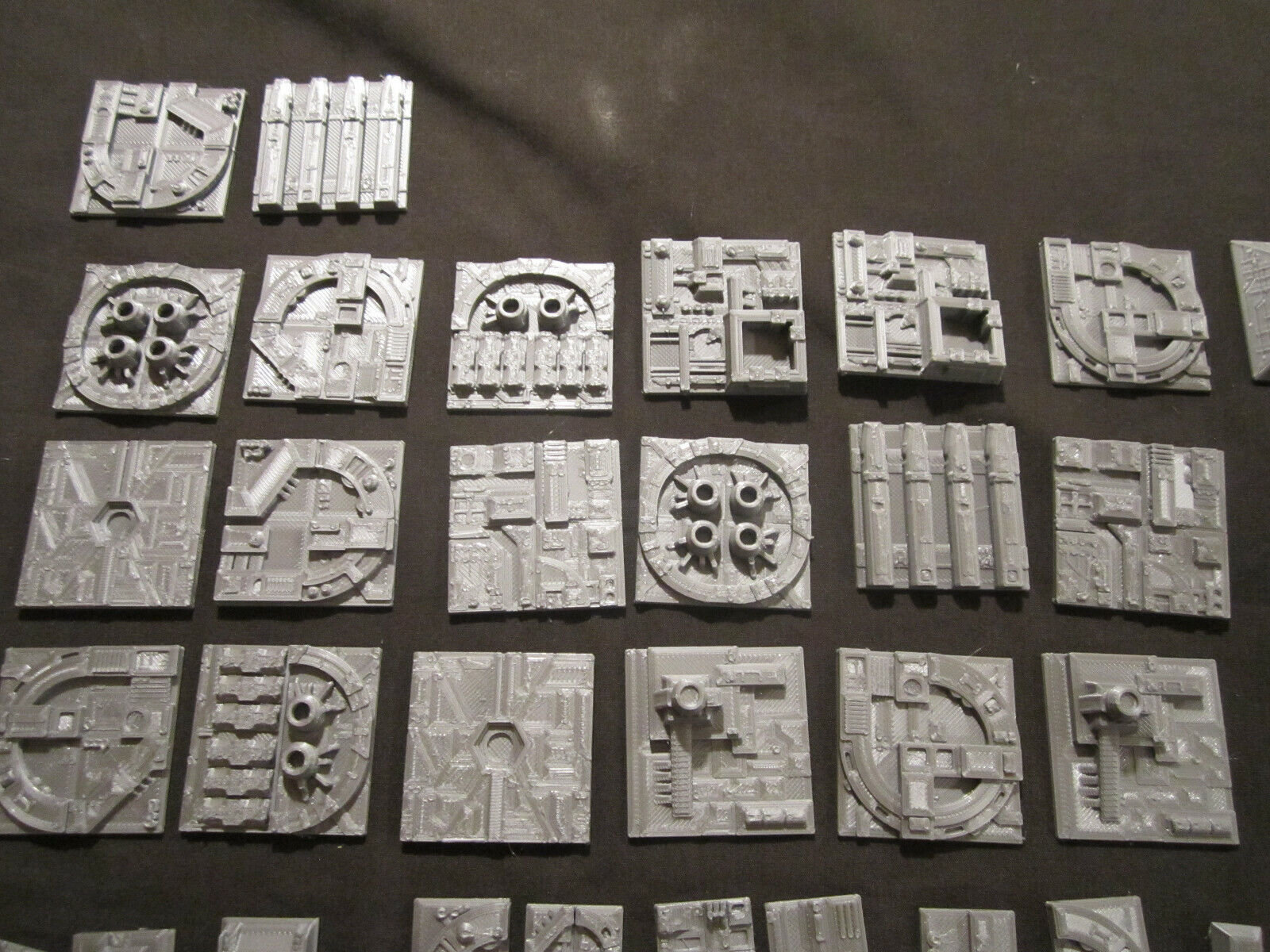 Star Wars Death Star Surface Tiles Set (various Sizes) Diorama Parts - Etsy