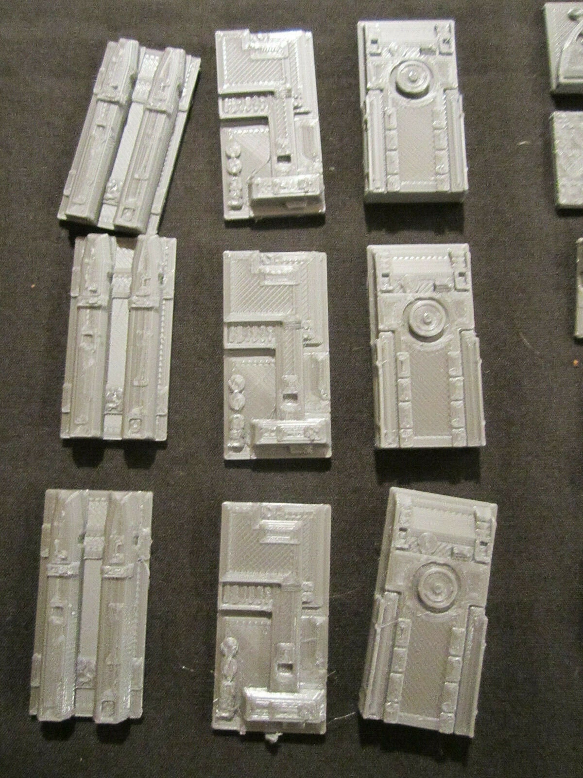 Star Wars Death Star Surface Tiles Set (various Sizes) Diorama Parts - Etsy