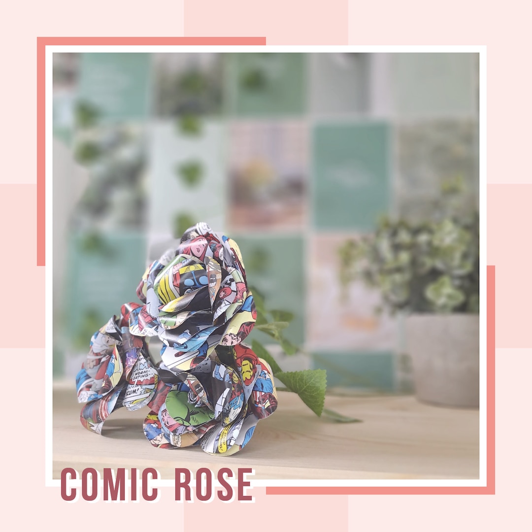 Comic Rose, MARVEL - Etsy