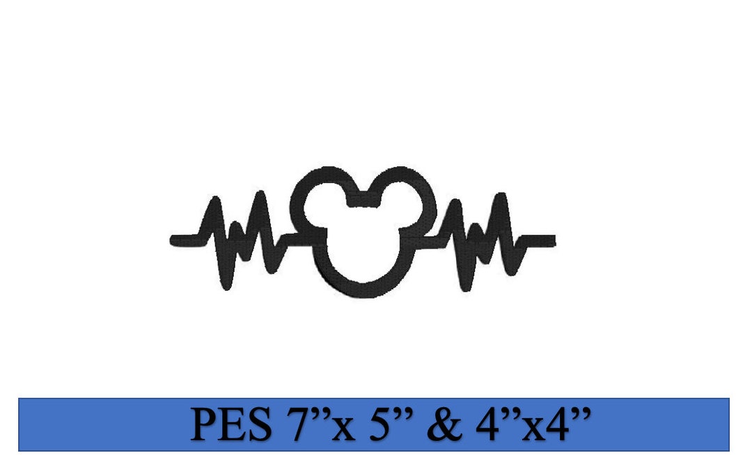 Mickey Mouse Heartbeat - Etsy