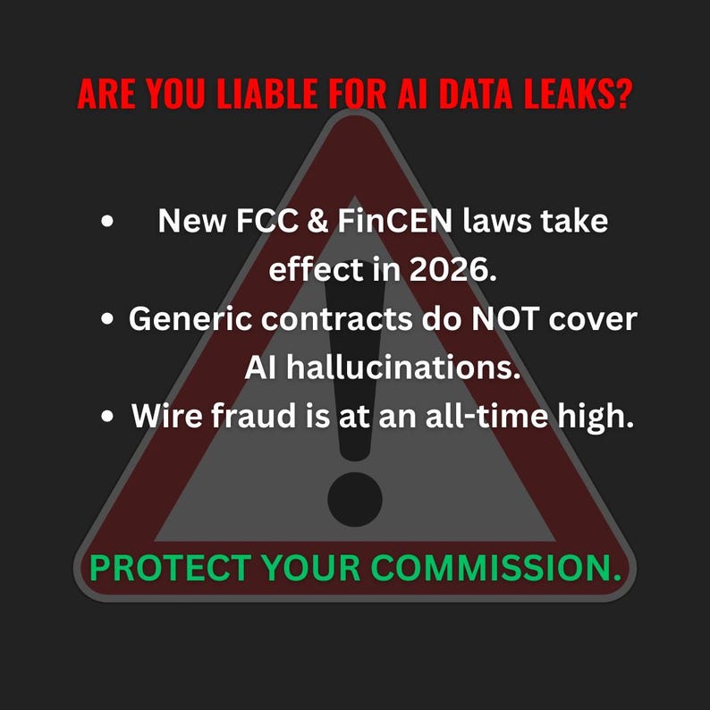 Real Estate Cyber Security Kit 2026: AI Policy, Wire Fraud Script ...