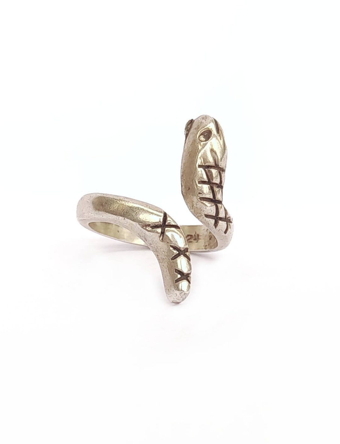 Silver Snake Ring Mexico Sterling Silver Animal Ring Taxco Mexican ...