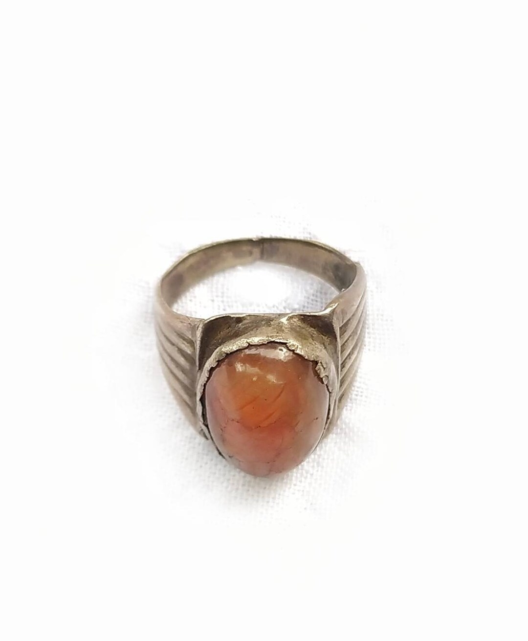 Antique Carnelian Ring Lahore Pakistan Silver Gemstone Pakistani Ring ...