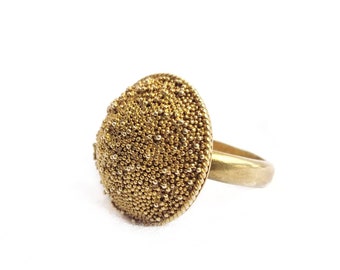 Granulated Ring - Etsy