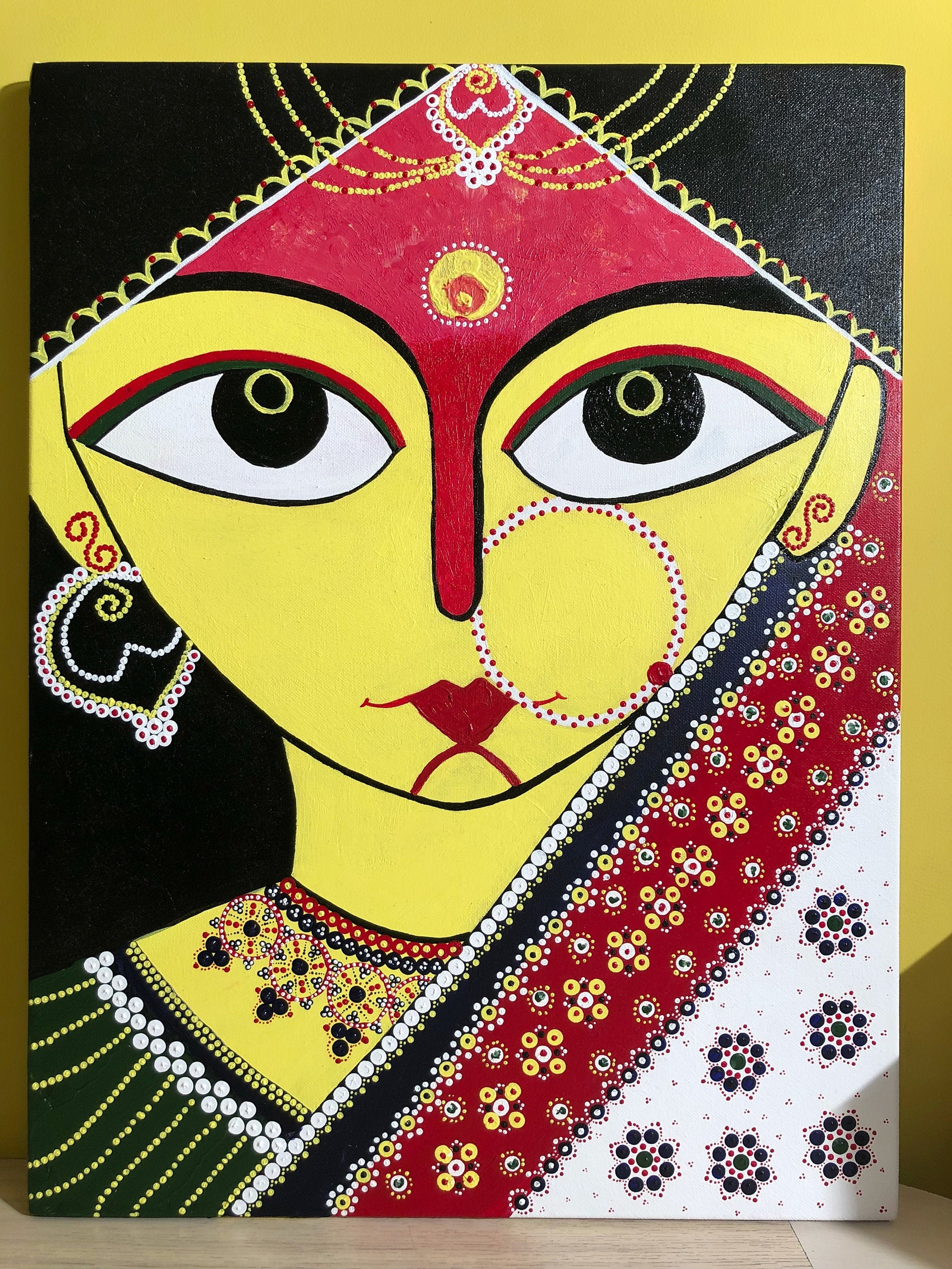 Abstract Paintings Of Indian Women