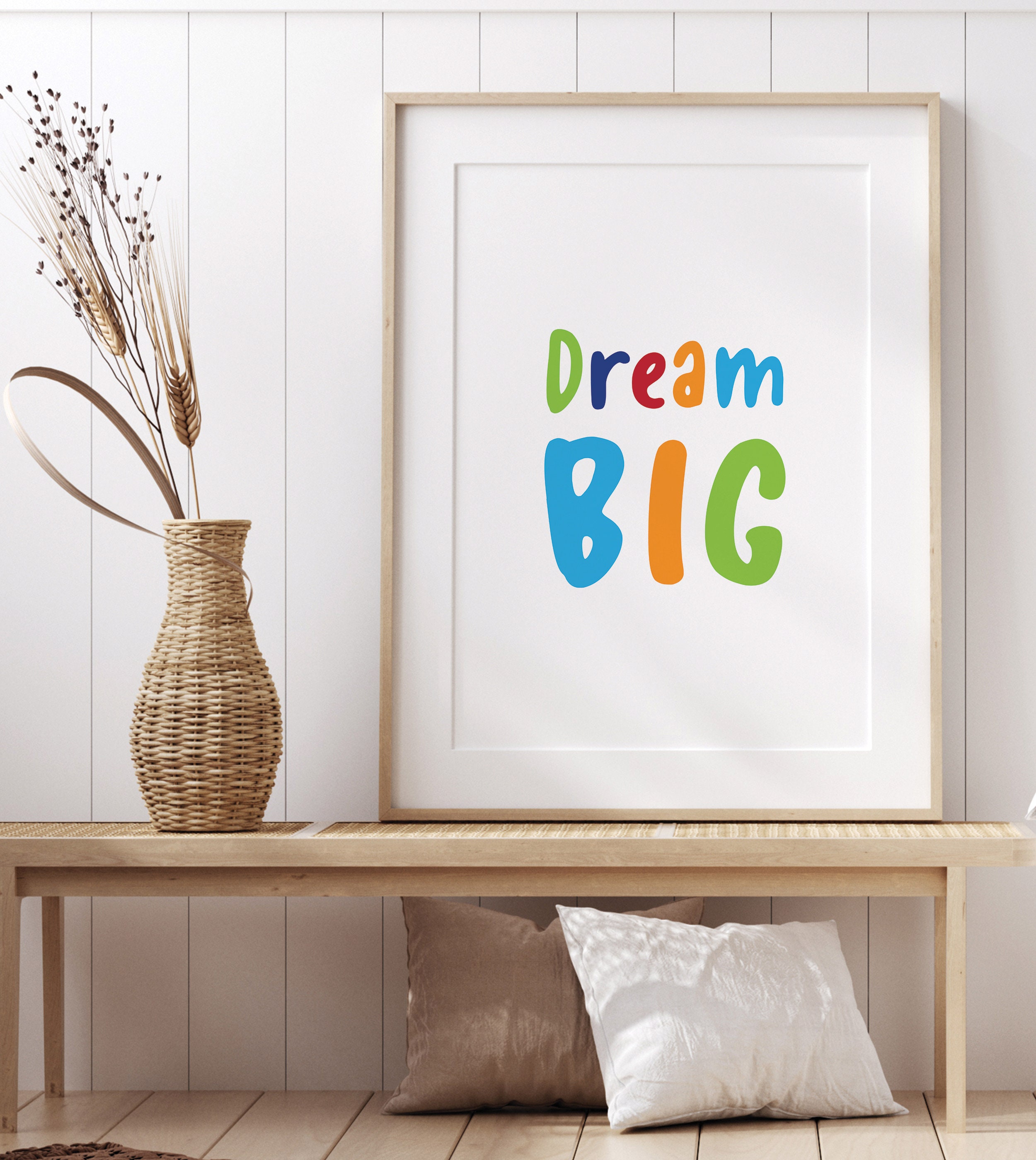 Preschool Printables, Set of 3 || (alphabet Numbers & Dream Big Posters ...