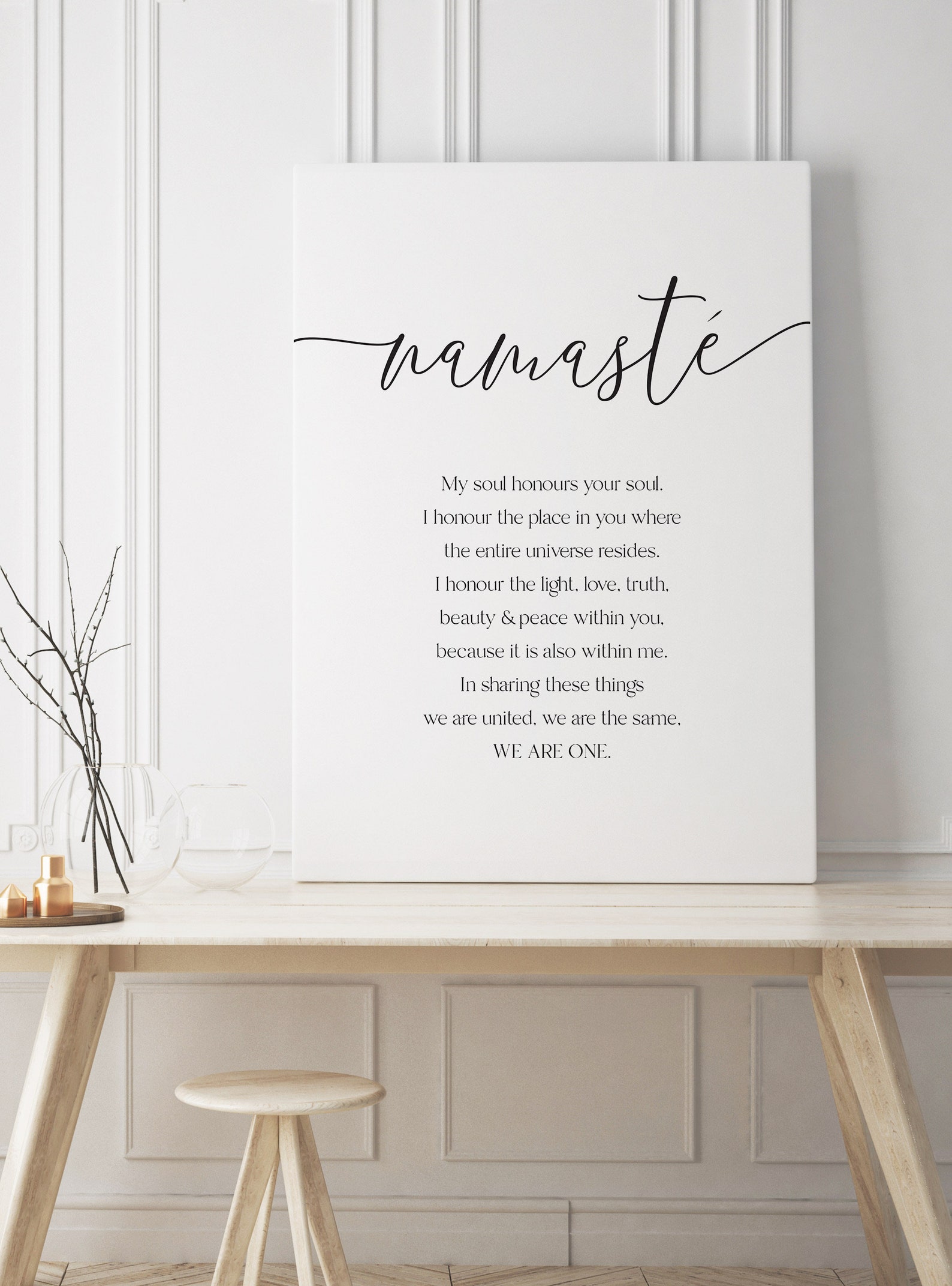 Namaste Definition Print || (namaste Sign, Namaste Printable, Yoga ...