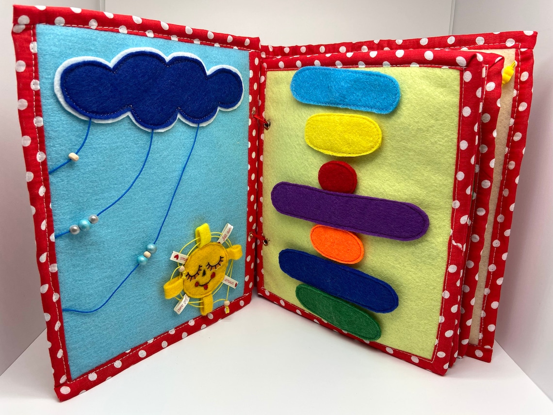 Custom-made baby/child fabric book making customizable | Etsy