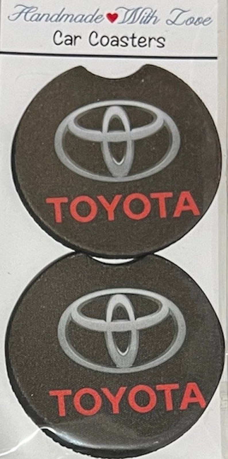 Toyota Neoprene Car Coaster With Sublimation Design, Set of 2 - Etsy