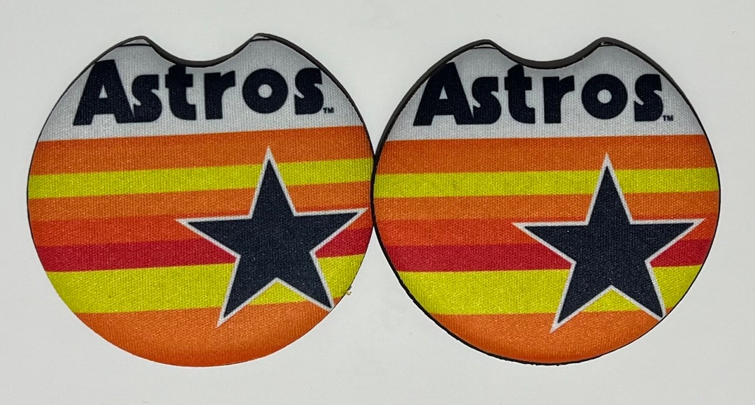 Astros Neoprene Car Coaster With Sublimation Design, Set of 2 - Etsy