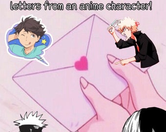 Letter From Anime - Etsy
