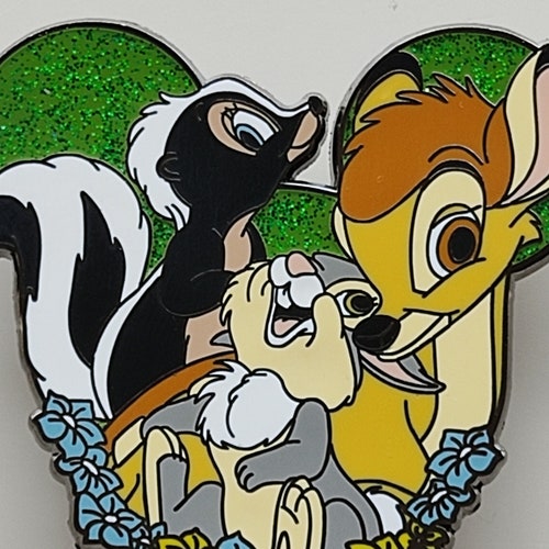 Flower Bambi Fantasy Pin Enamel Pin Label Pin Disney - Etsy