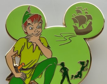 Peter Pan Enamel Pin - Etsy