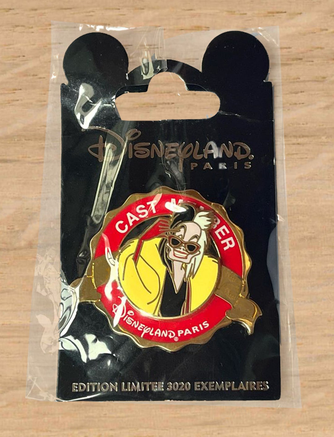 Cast Member Pin Cruela LE Disneyland Paris - Etsy
