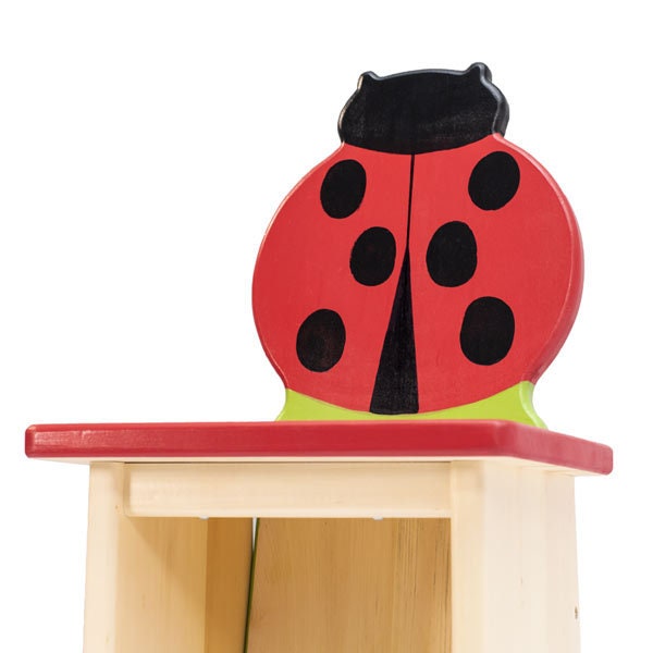 Adorable Kids Chair Ladybug Design - Wooden Furniture for Toddlers and ...