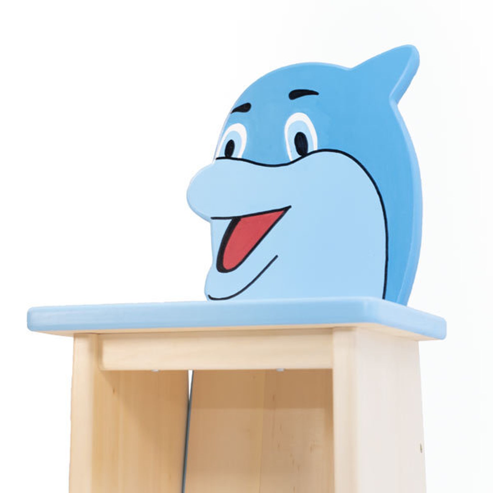 Adorable Kids Chair Dolphin Design - Playful Wooden Furniture for ...