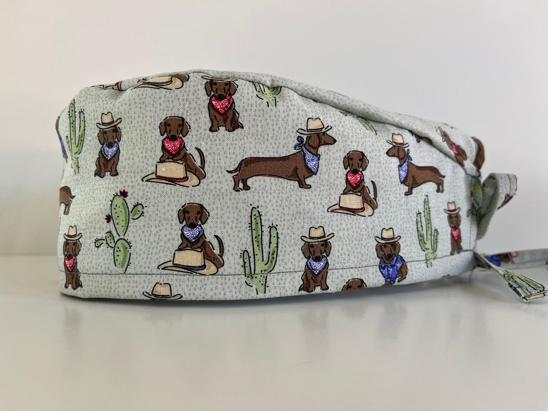Scrub Cap - Western Weiner Dogs - Etsy