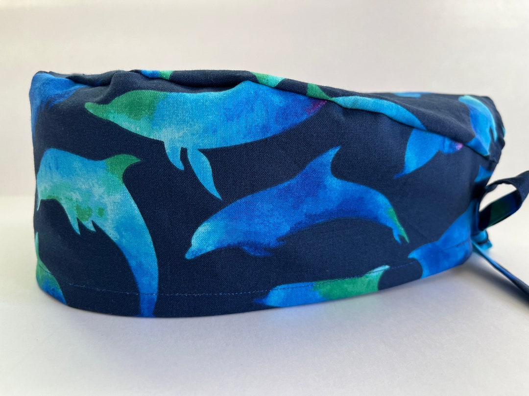 Scrub Cap - Dolphin Pod - Etsy