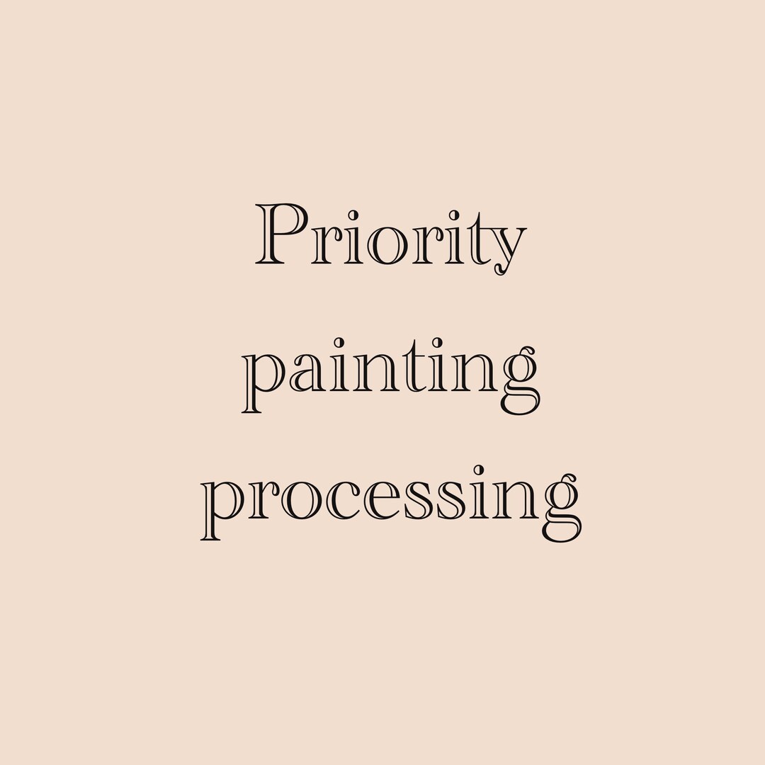 ADD ON - Priority Processing - Etsy