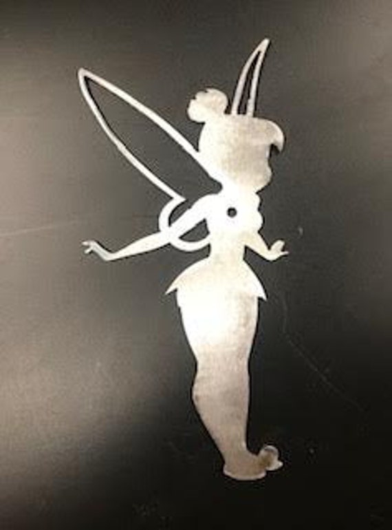 Large Metal Tinkerbell Art | Etsy