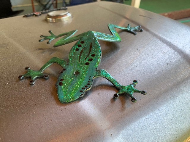 Large Metal Tree Frog - Etsy
