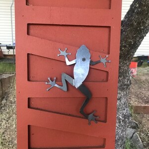 Large Metal Tree Frog - Etsy