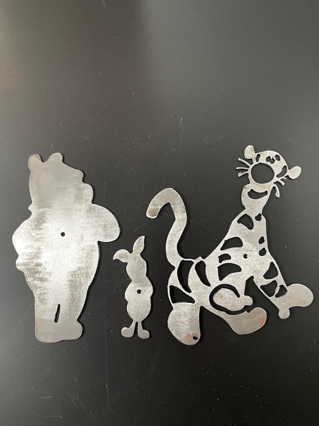 Large Metal Poo Set of 3, Poo, Piglet, Tigger - Etsy