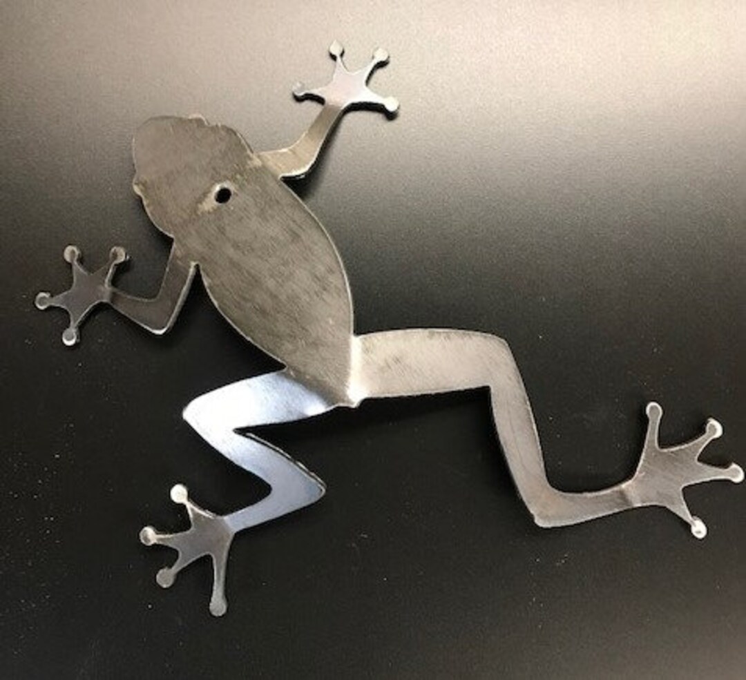 Large Metal Tree Frog - Etsy