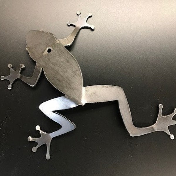 Large Metal Frog Yard Art - Etsy