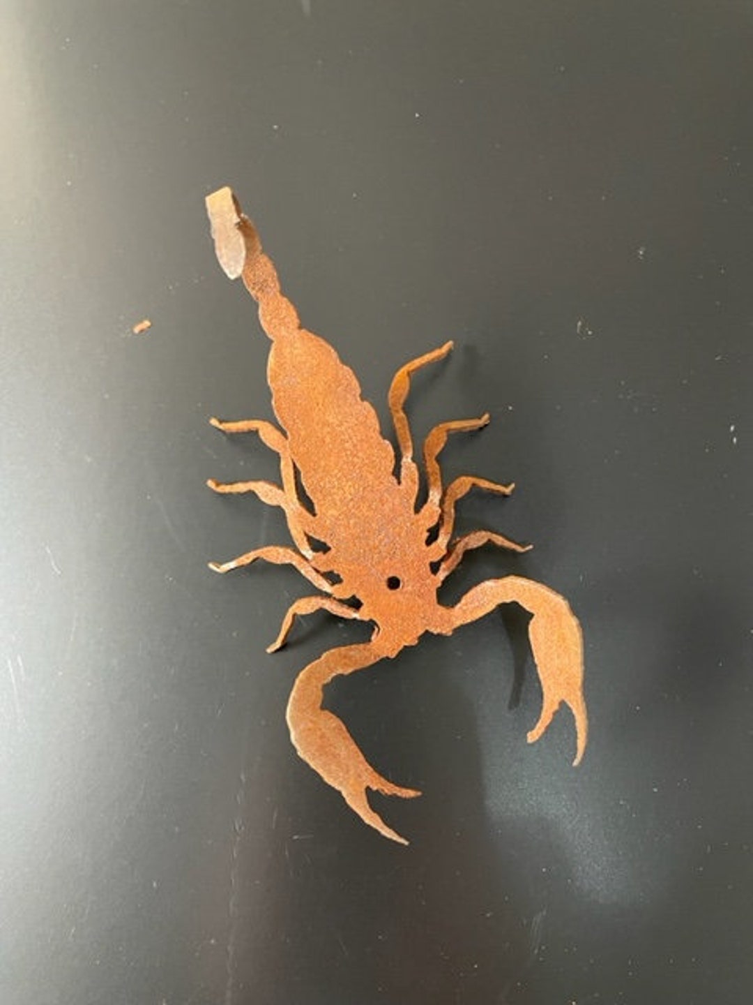 Pre-rusted Metal Scorpion Garden Ornaments – Handcrafted Rustic Fence ...