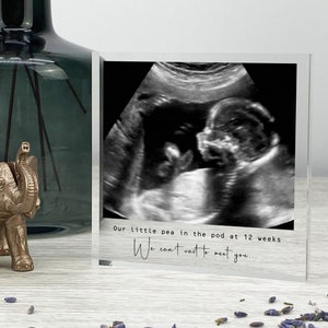 Baby Scan Photo Print, Baby Scan Keepsake, Baby Shower Gift, Baby Scan ...