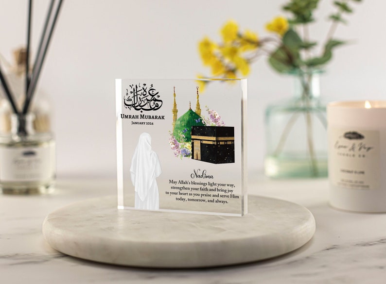 Umrah Mubarak Personalised Islamic Gifts, Hajj Mubarak, Umrah Kaaba ...