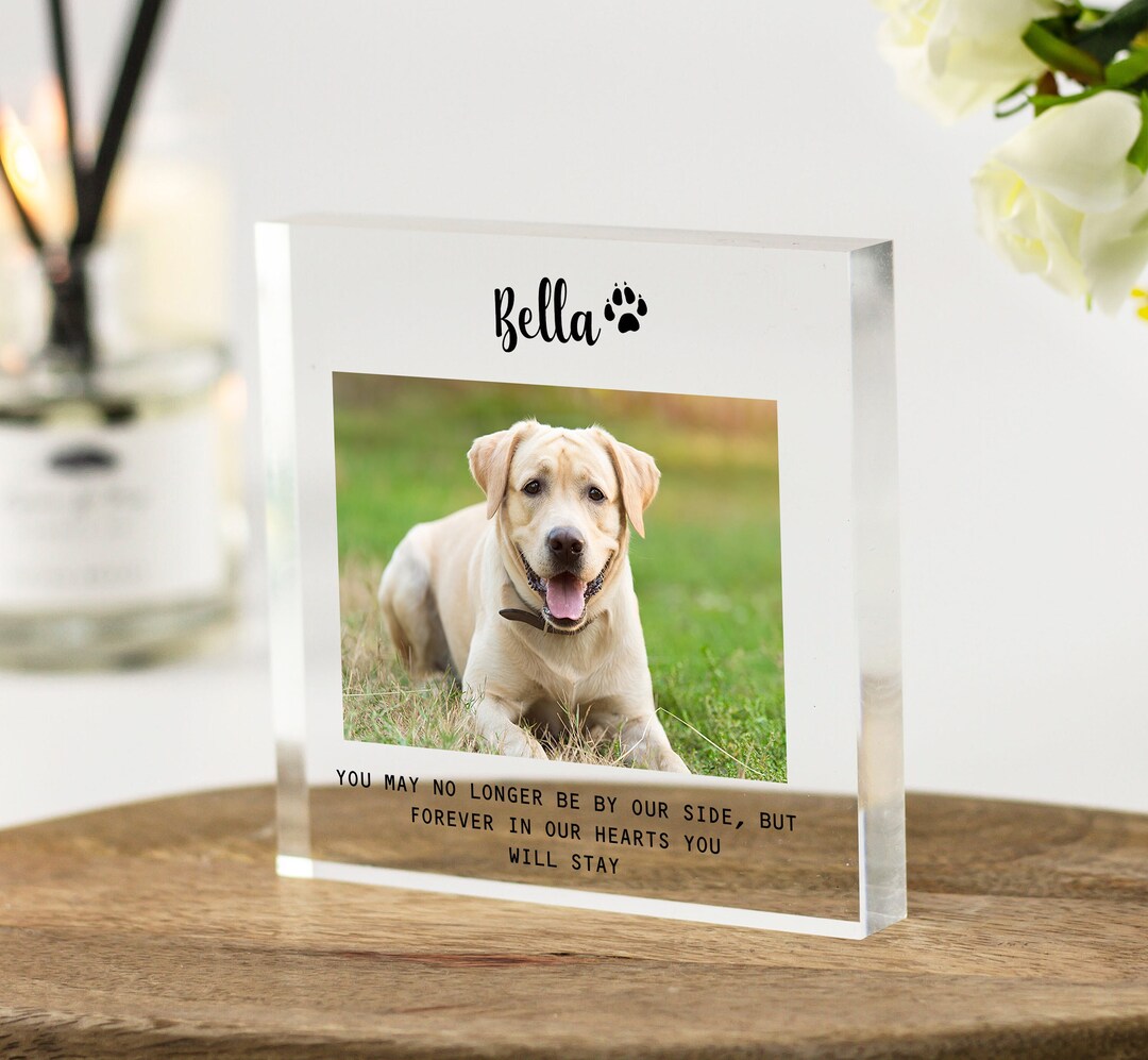 Dog Memorial Photo Keepsake Pet Loss Pet Memorial - Etsy