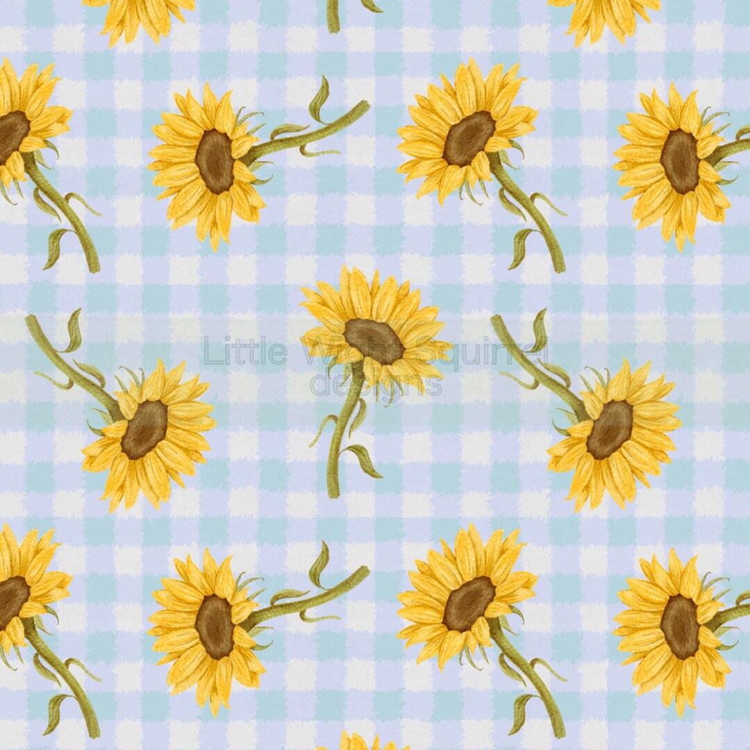 Sunflower Seamless File, Sunmer Seamless Design, Sunflower Summer ...
