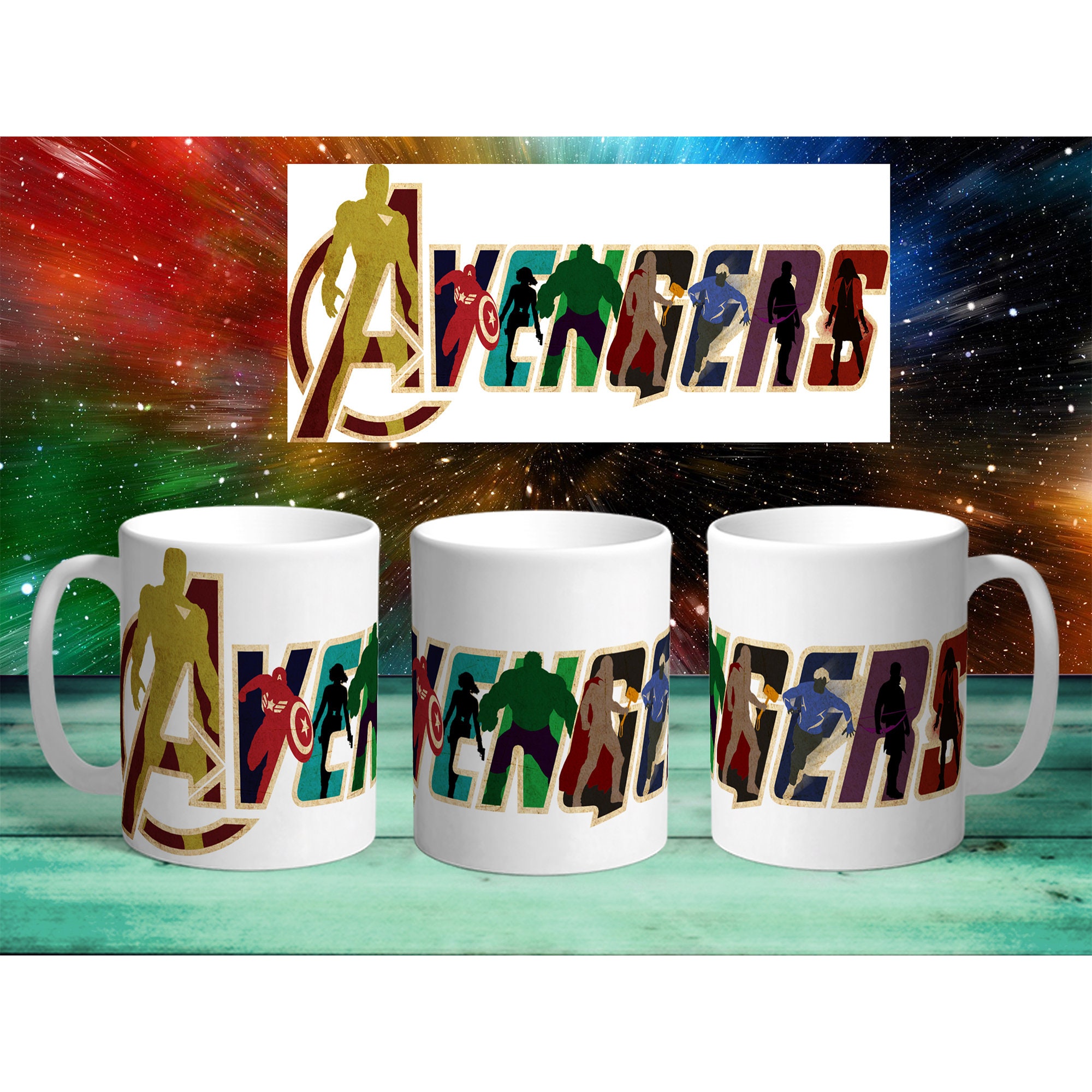 Avengers Mugs 5 Designs - Etsy