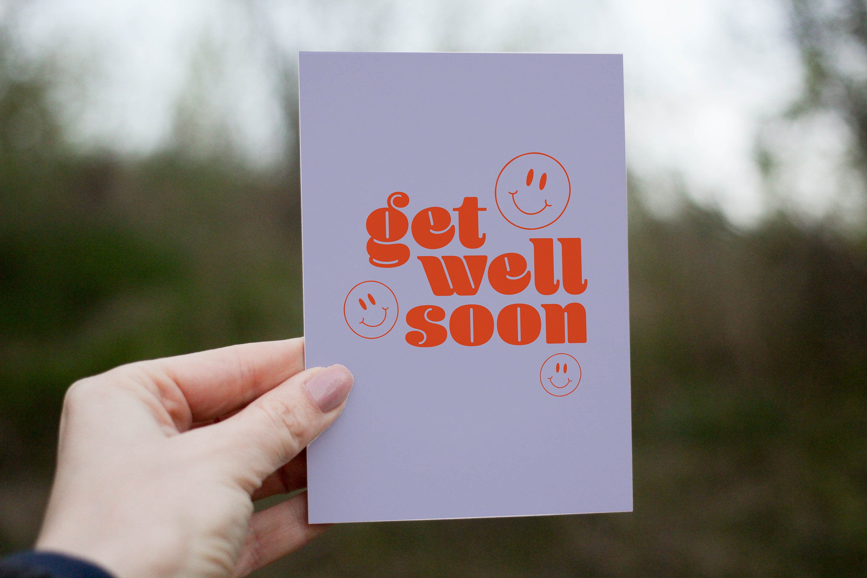 Smiley Get Well Soon Card - DIGITAL PRINT - Etsy