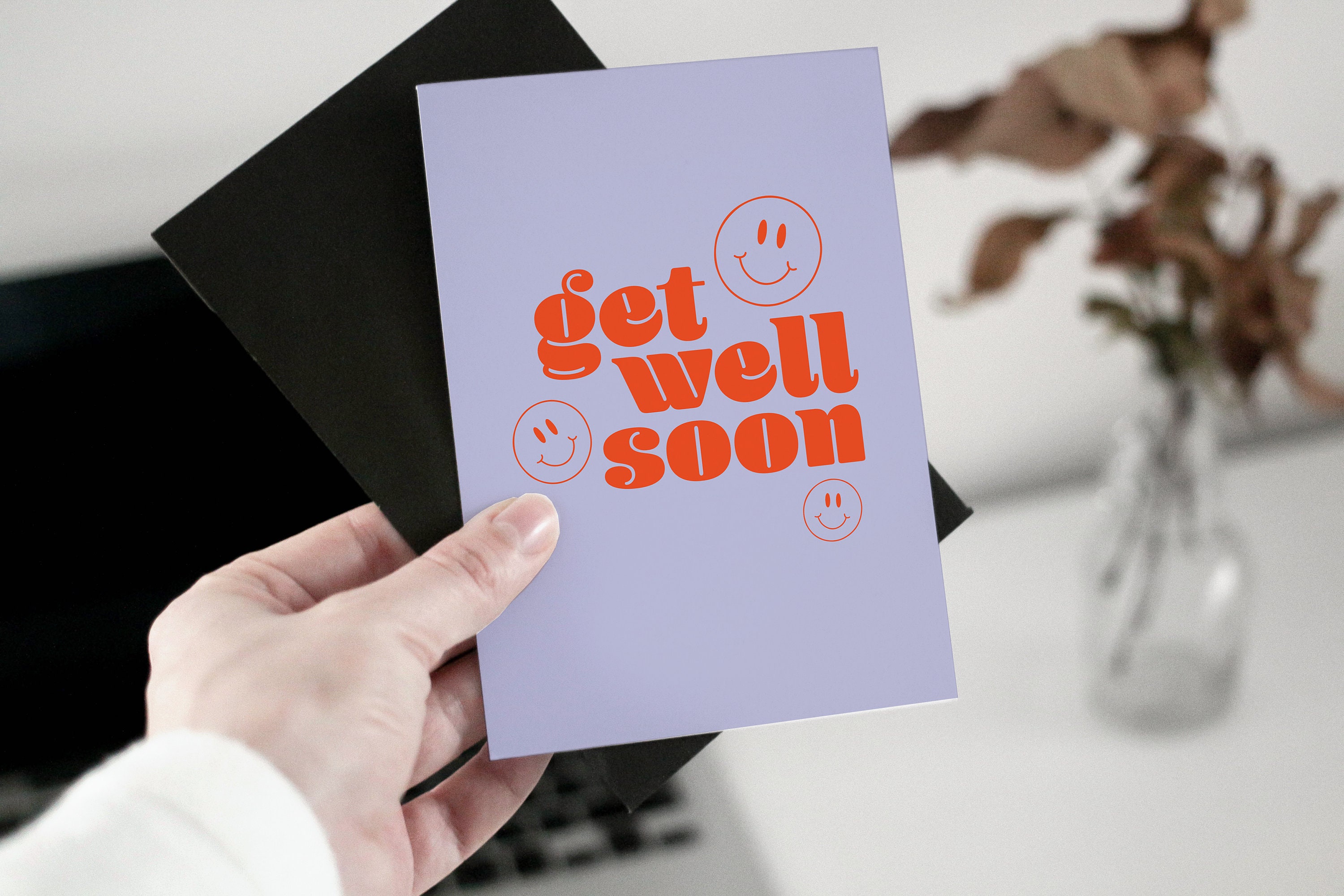 Smiley Get Well Soon Card - DIGITAL PRINT - Etsy