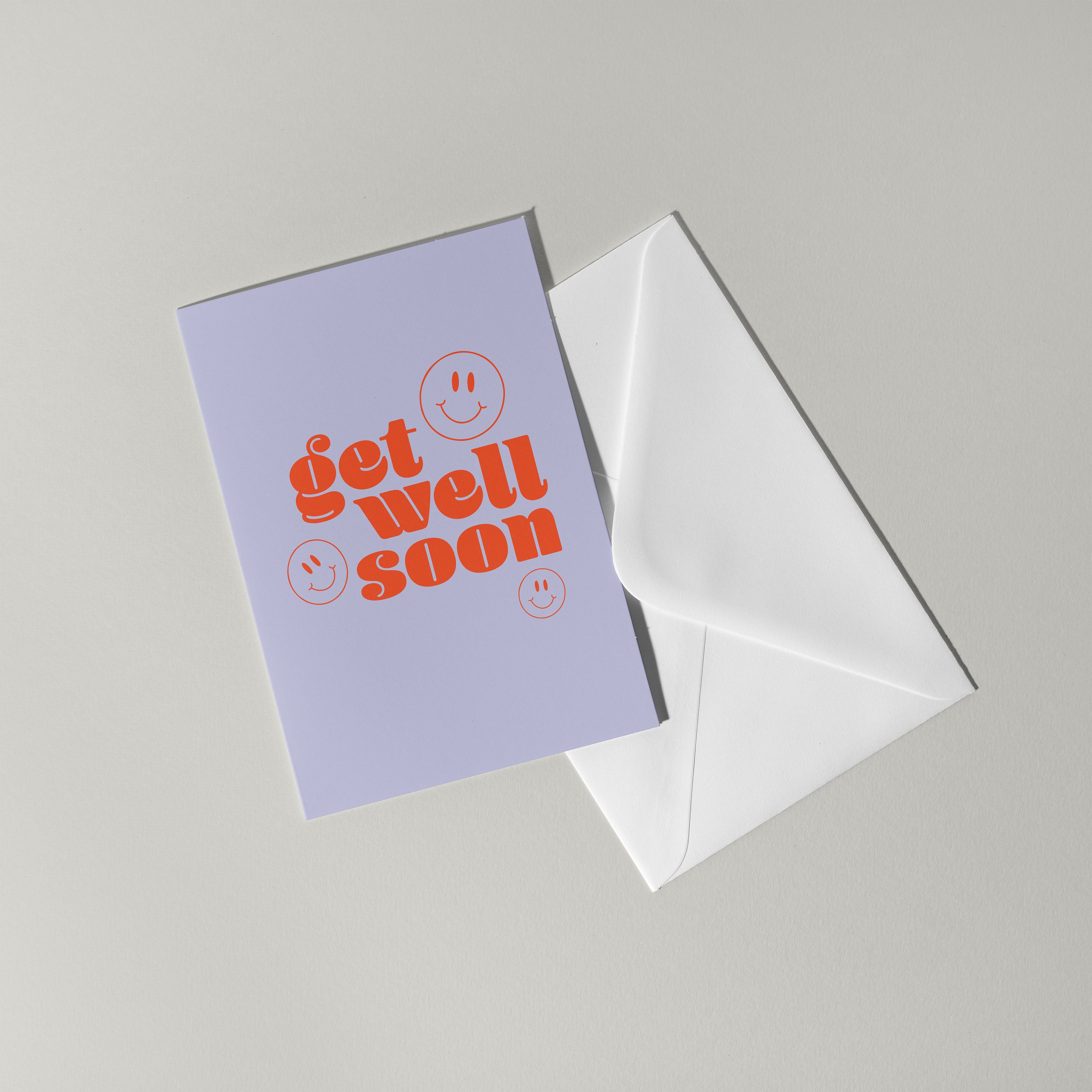 Smiley Get Well Soon Card - DIGITAL PRINT - Etsy