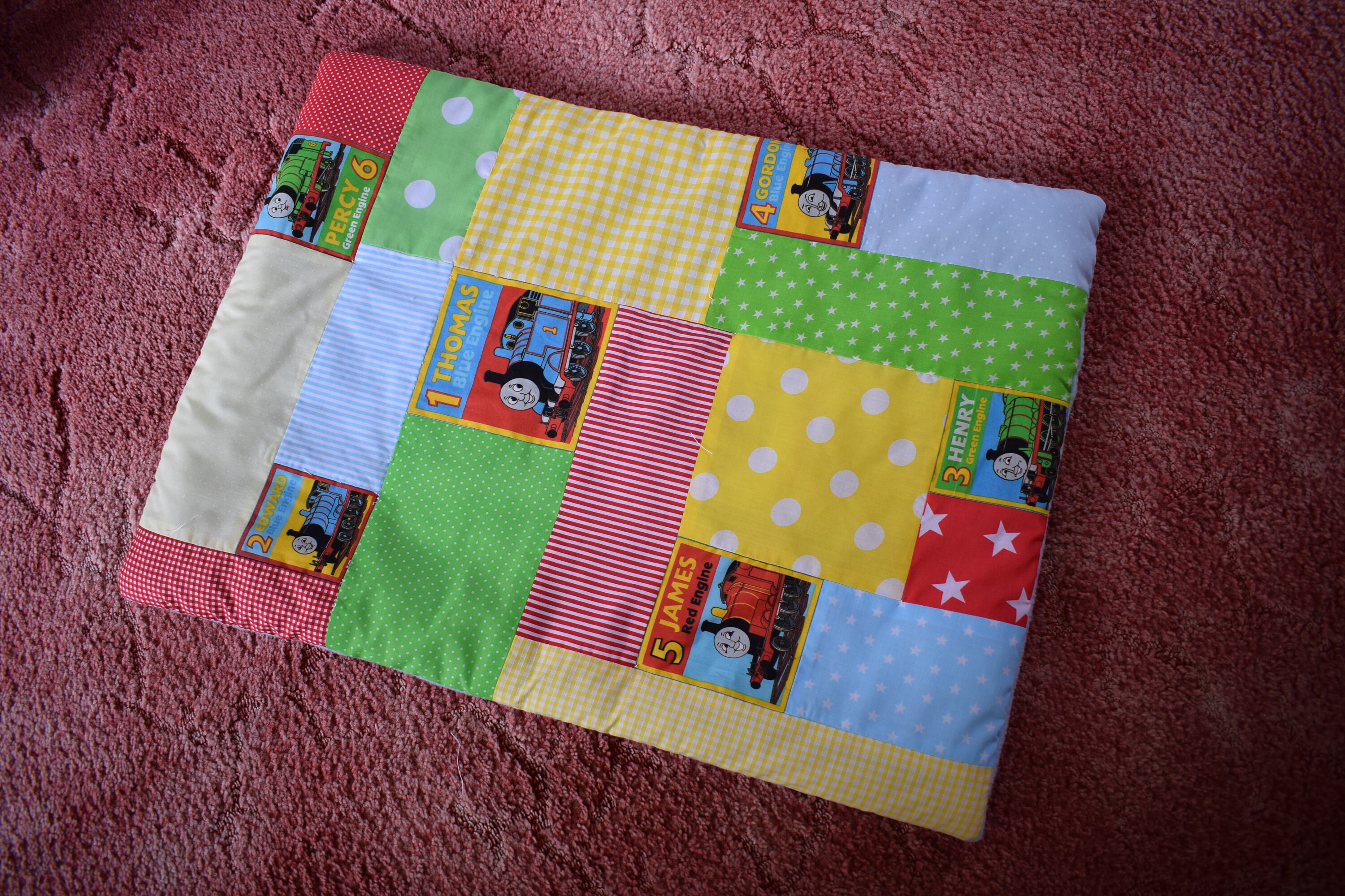 Thomas the Tank Engine. Thomas and Friends Handmade Patchwork Crib ...