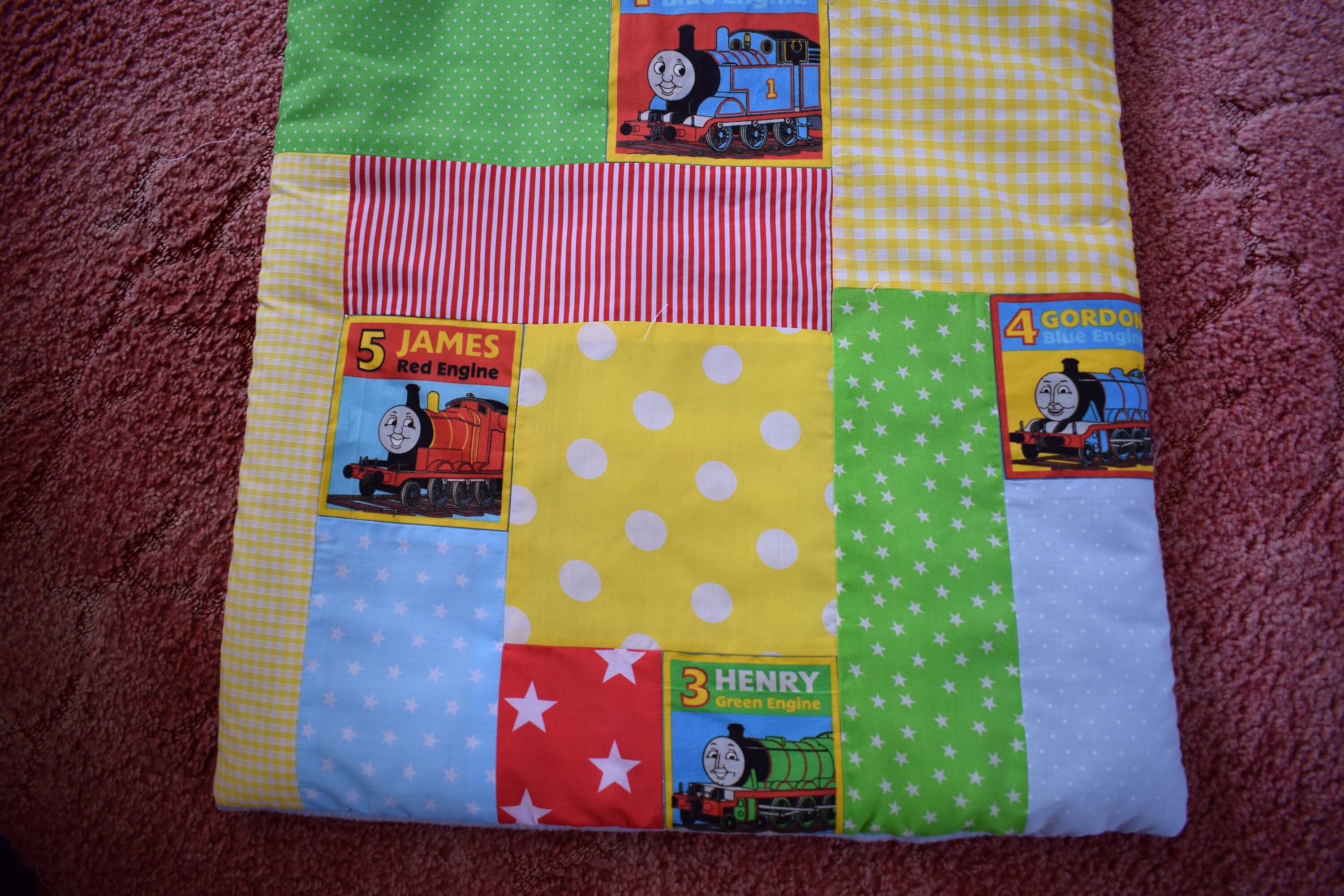 Thomas the Tank Engine. Thomas and Friends Handmade Patchwork Crib ...