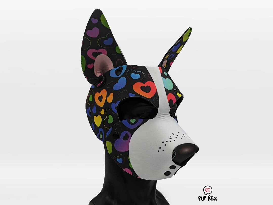 Pride 2023 "pup Rex" Pup Hood (made to Order) - Etsy